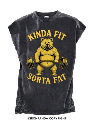 IronPandafit Kinda Fit Sorta Fat Bear Cut Off Tank For Sale