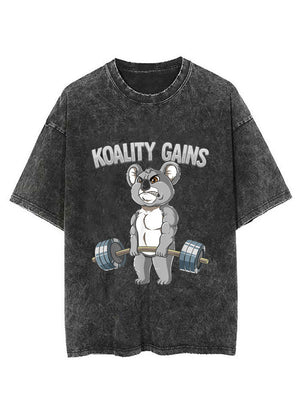 IronPandafit Koality Gains Koala Gym Bodybuilding Vintage Gym Shirt For ...
