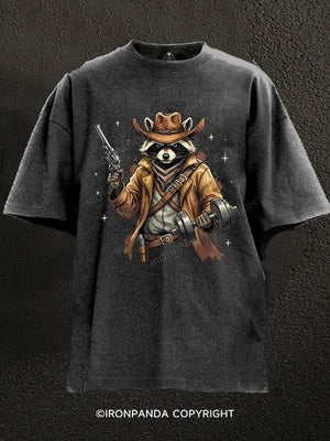 Lift hard shoot straight Washed Gym Shirt