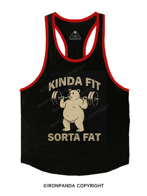 IronPandafit Kinda Fit Sorta Fat Stringer Gym Vest For Sale