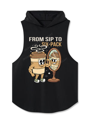 From Sip to Six-Pack Hooded Tank