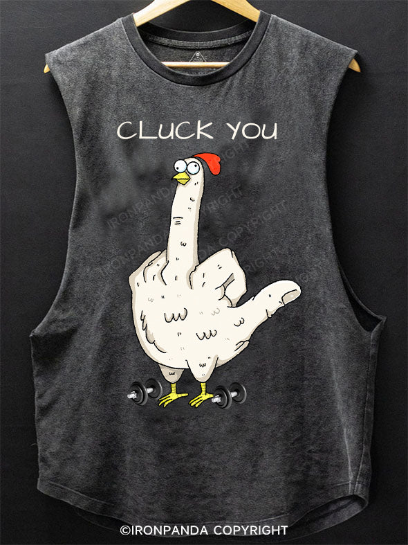 cluck you SCOOP BOTTOM COTTON TANK