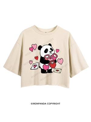 PANDA PASSION POWER CROP TOPS