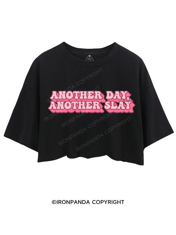 IronPandafit ANOTHER DAY ANOTHER SLAY CROP TOPS For Sale
