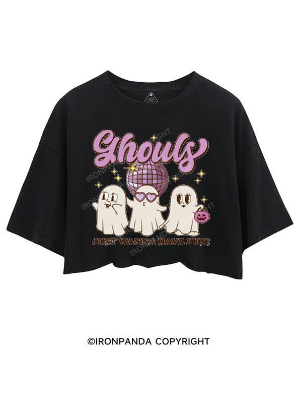 IronPandafit GHOULS JUST WANNA HAVE FUN! CROP TOPS For Sale