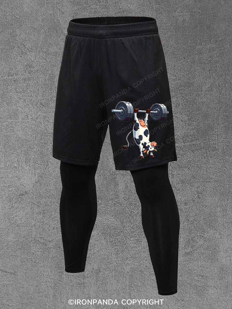 IronPandafit Fitness Balance Workout cow Performance Training Pants For ...