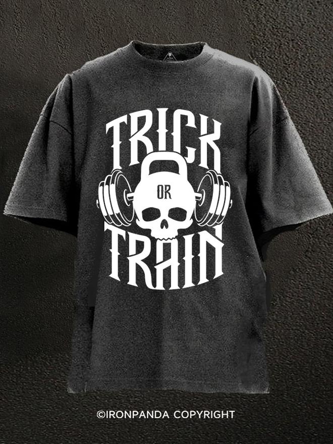 IronPandafit Trick or Train Washed Gym Shirt For Sale