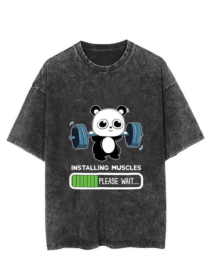 IronPandafit BENCH PANDA Vintage Gym Shirt For Sale