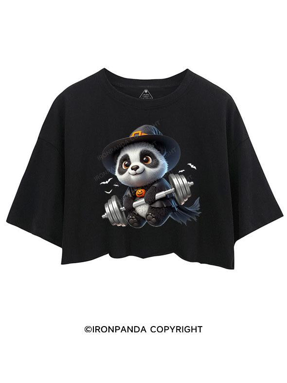 IronPandafit HALLOWEEN PANDA CROP TOPS For Sale
