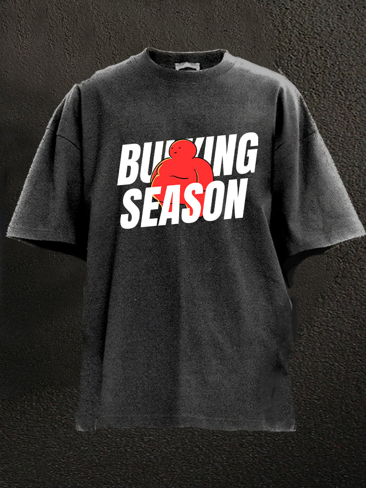 IronPandafit bulking season Washed Gym Shirt For Sale