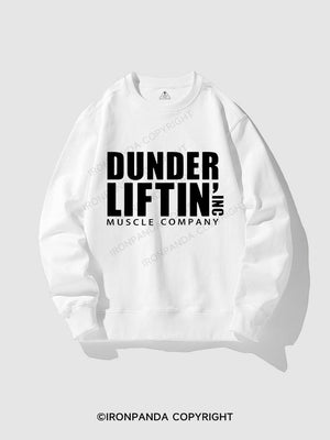 IronPandafit dunder lifting muscle company CREWNECK Sweatshirt For Sale