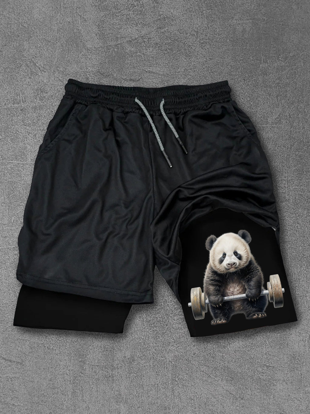 IronPandafit weightlifting panda Performance Training Shorts For Sale