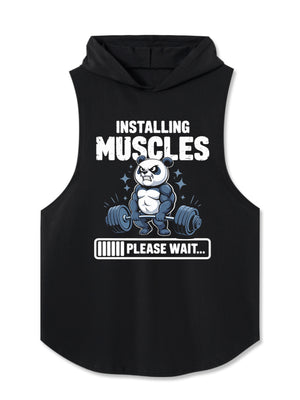 IronPandafit Installing Muscles Hooded Tank For Sale