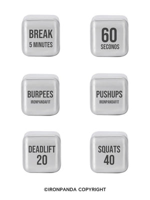 IronPandafit IronPanda Metal Workout Dice For Sale