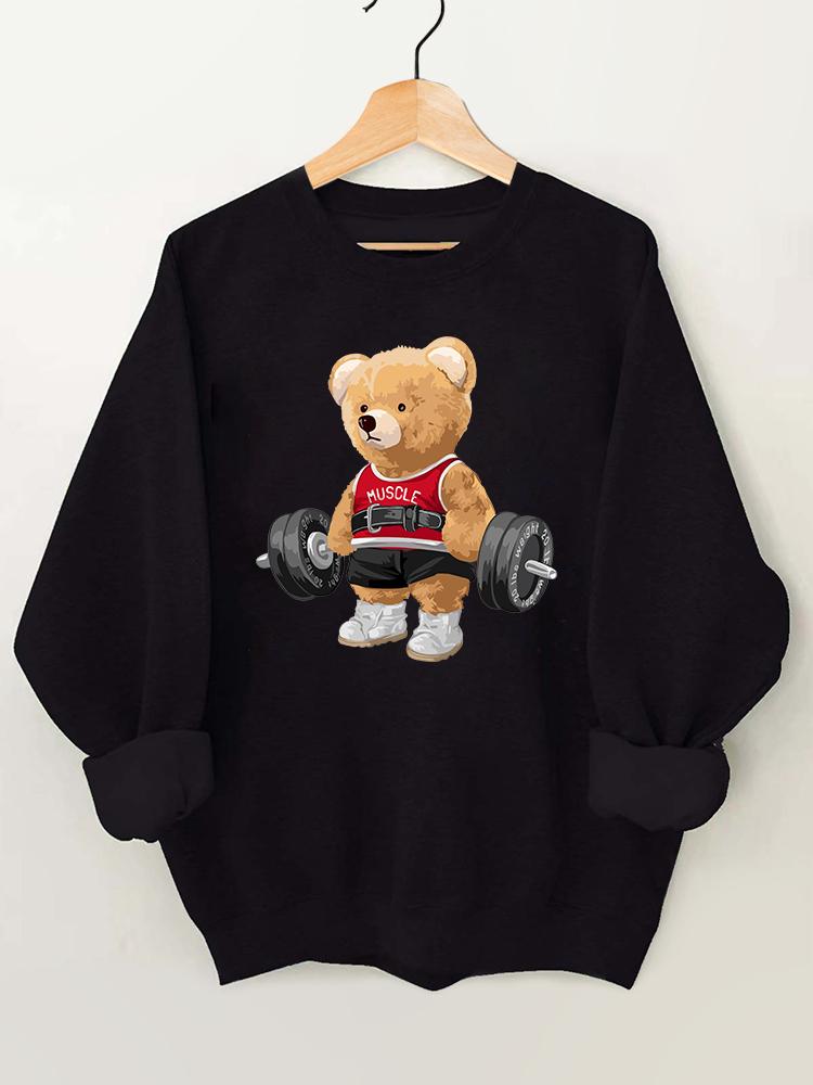 Funny Gym Teddy Bear Weightlifting T Shirts Sale | Ironpandafit