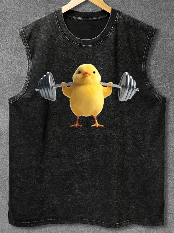 IronPandafit CHICK LIFT HEAVY Washed Gym Tank For Sale